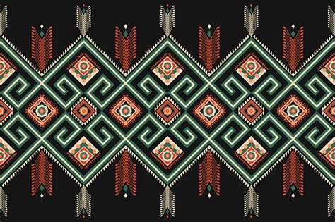 기하학적 민족 패턴 원활한 꽃 색상 동양 매끄러운 패턴 직물 커튼 배경 카펫 벽지 의류 포장 바틱 직물 벡터 일러스트를위한 디자인 패턴 스티 0명에 대한 스톡 벡터 아트 및