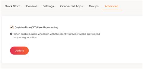 Configure Just In Time User Provisioning Asgardeo