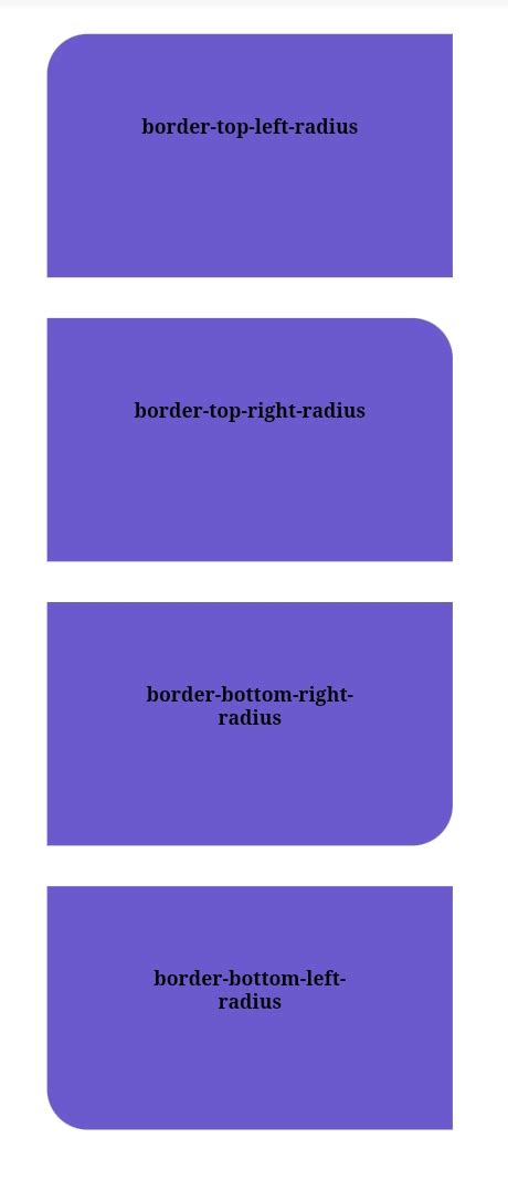 Design HTML Elements In Different Shapes Using CSS Border Radius Property