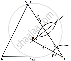Construct A Triangle ABC With AB Cm BC Cm And ABC Locate By Construction The
