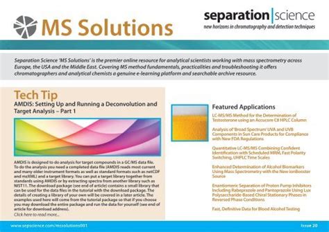 Download Pdf Version Separation Science
