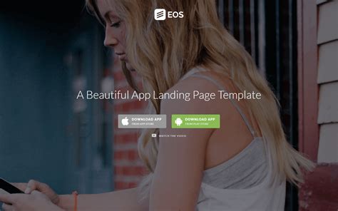 EOS A Responsive Bootstrap App Landing Page