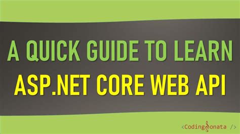 aram tchekrekjian på linkedin a quick guide to learn asp core web api