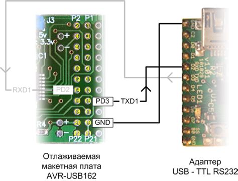 avr отладочный вывод через uart rs232 debug avr programming
