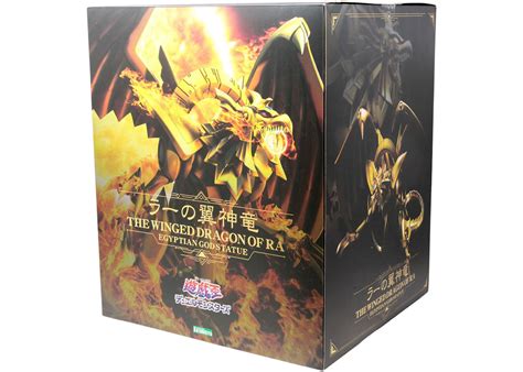 Kotobukiya Yu Gi Oh The Winged Dragon Of Ra Egyptian God Statue Gold