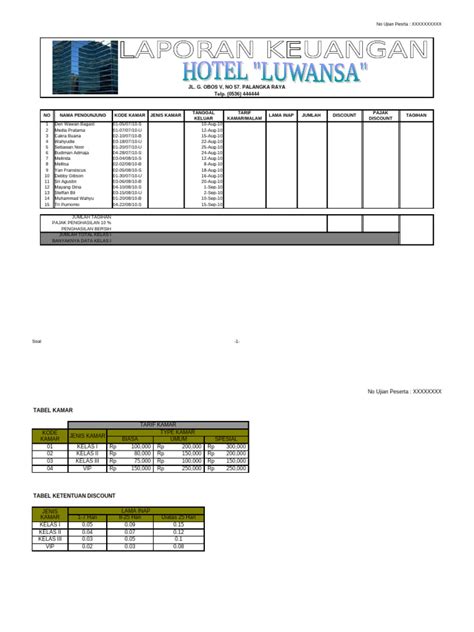 Soal Praktek Excel 7 Pdf