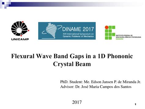 Pdf Flexural Wave Band Gaps In A 1d Phononic Crystal Beam