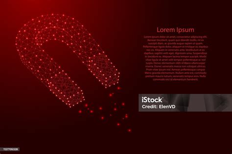 배너 포스터 인사말 카드에 대 한 자석 U 아크 모양 호 미래 다각형 붉은 라인에서 유치 하 고 빛나는 별 벡터 일러스트입니다 강철에 대한 스톡 벡터 아트 및 기타 이미지