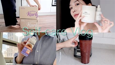 Vlog 라이프 밸런스 건강을 위해 요즘 시작한 것들🏠💚🧘🏻‍♀️슬로우 에이징 스킨케어 헬스 시작 모닝 레드 스무디 초간단 클린 식단 다이어트 레시피
