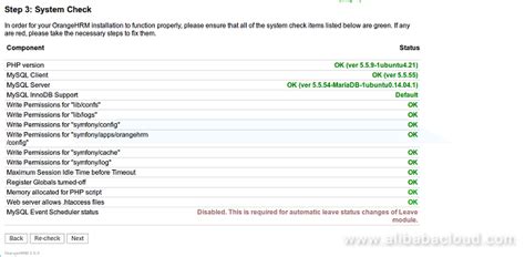 how to install and configure orangehrm on ubuntu 16 04 alibaba cloud