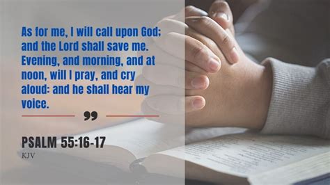 Psalm 55 16 17