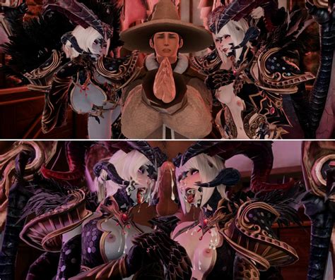 Rule 34 2girls 3d After Oral Ahe Gao Au Ra Before And After Breasts Out Collaborative Fellatio