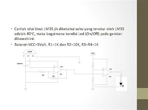 APLIKASI OPAMP PADA SENSOR SUHU Sensor Suhu LM
