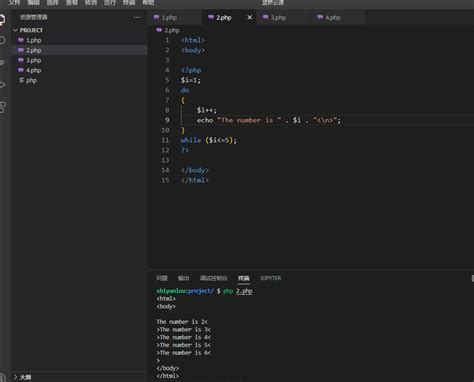 PHP 循环 蓝桥云课