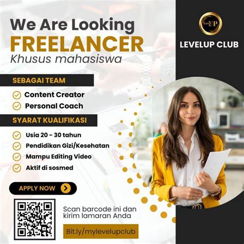 Lowongan Kerja Content Creator Personal Coach Di Level Up Club