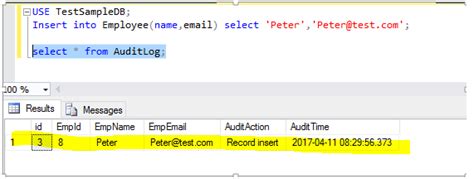 Triggers In SQL Server