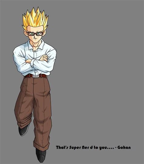 Good To Be A Nerd Dragon Ball Art Anime Dragon Ball Gohan