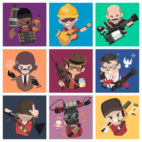 I Made A Set Of Tf2 Icons Pfps You Can Download And Use However You Want R Tf2