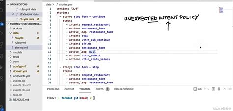 rasa课程、rasa培训、rasa面试、rasa实战系列之finding unexpected intents