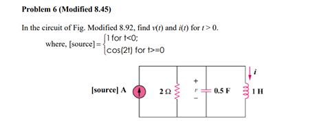 in the circuit of fig modified 8 92 find v t and