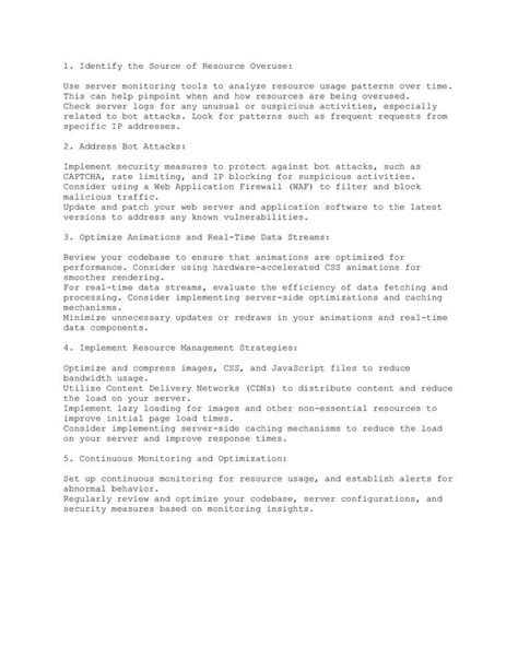 Website System Resource Overuse Solution Freelancer