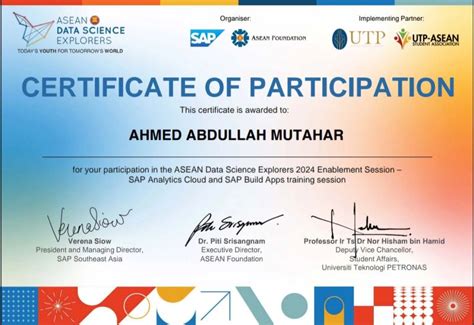 Sap Dataanalytics Innovation Aseandse Datascience Ahmed Mutahar