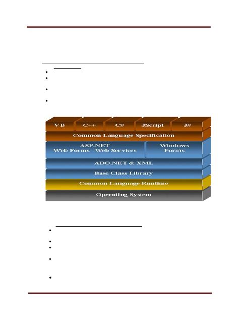 unit 4 dot net framework pdf