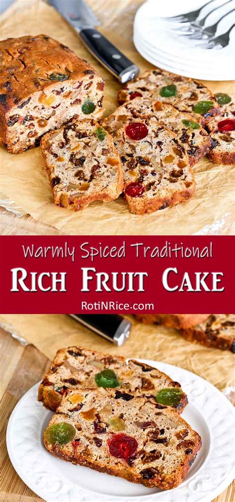 Rich Fruit Cake Roti N Rice