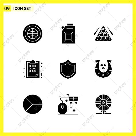 9 Icon Set App Application People Element Hand Png And Vector With