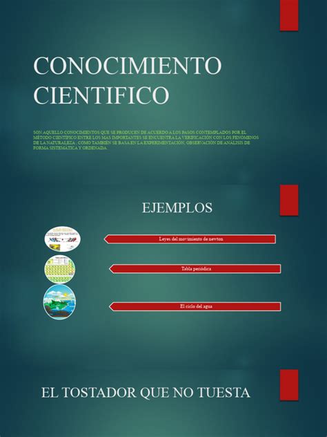 Conocimiento Cientifico 1 Pdf