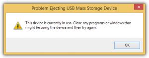 Solved Problem Ejecting USB Mass Storage Device EASSOS BLOG