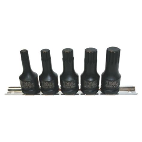 5 Piece 1 2 Drive Multi Spline Impact Sockets Western Tool Co