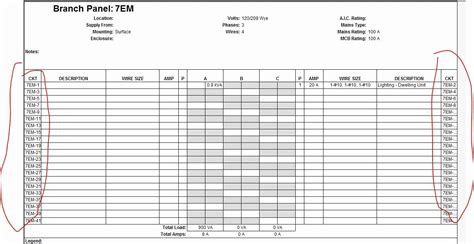 Electrical Panel Schedule Template Excel Fresh Solved Electrical Panel Schedule Formating