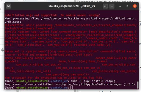 [bug] ros noetic ubuntu 20 04 no module named rospkg · issue 569