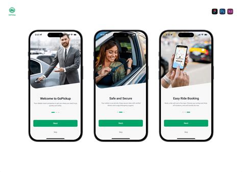 Taxi App Cab App Ui Design 5 Images Behance