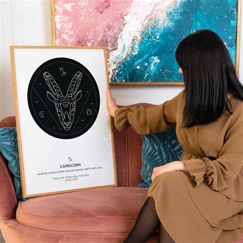 Capricorn Aura Zodiac Art Positive Prints
