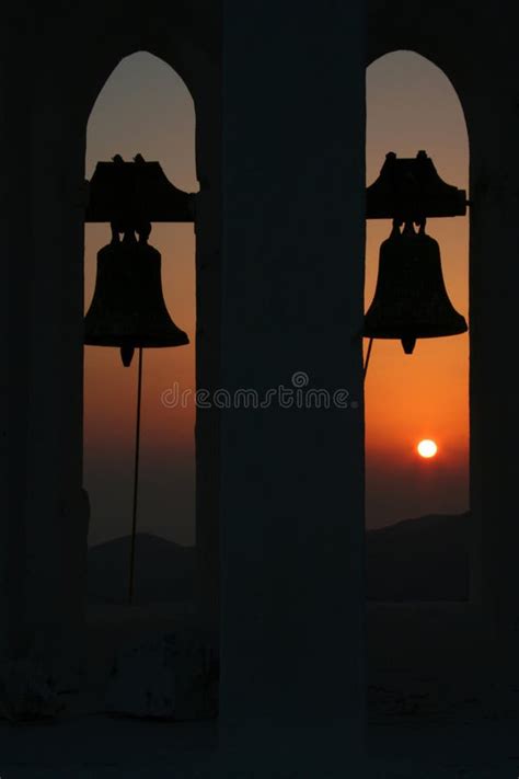 Orange Twilight Across Steeple Profile Stock Image Image Of Natural Orthodox 339438839