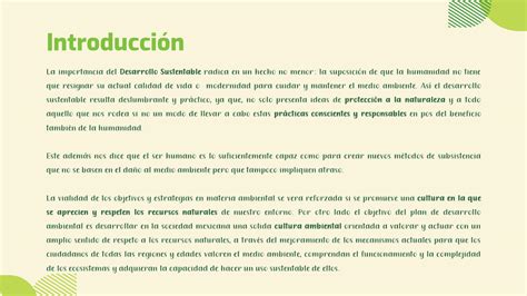 SOLUTION: Compromisos desarrollo sustentable - Studypool
