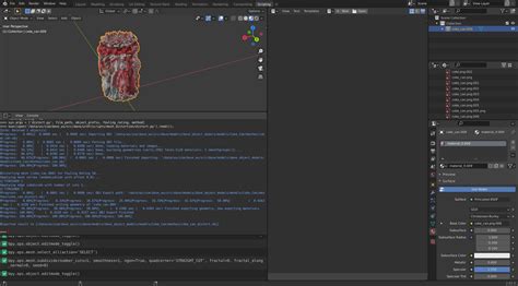 Gazebo Sim Blender Python Script For Programmatic Mesh Distortion