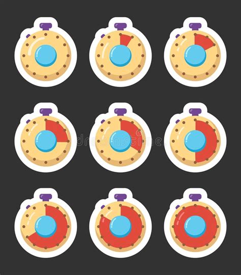 Timer Time Countdown Stopwatch Watch Device Stock Illustration