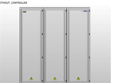 Synchronization Panel 2x1600kva Without Controller Panels And Parts