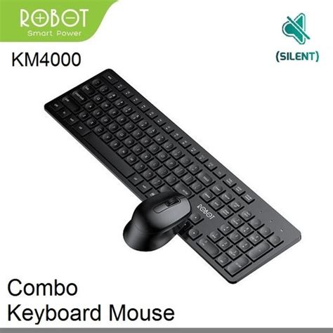 Jual Keyboard Mouse Combo Wireless ROBOT KM KM Kota Bandung Metro Store Bec Pop