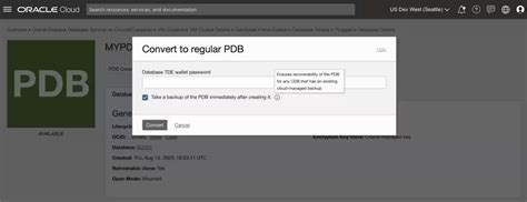 Enhanced PDB Automation On Exadata And Base Database Services DB Exam Study