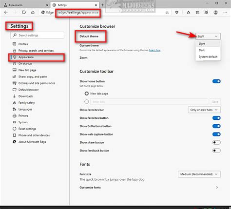 How To Enable Dark Mode In Microsoft Edge Majorgeeks