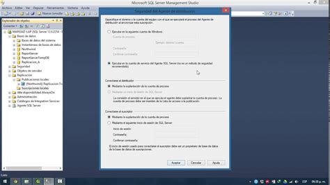 Tutorial Replicacion Transaccional Con Sql Server 2014 Youtube