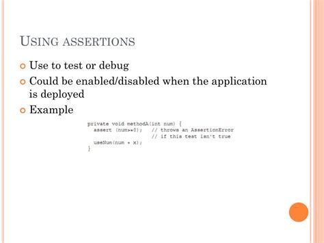 Ppt Flow Control Exceptions And Assertions Powerpoint Presentation