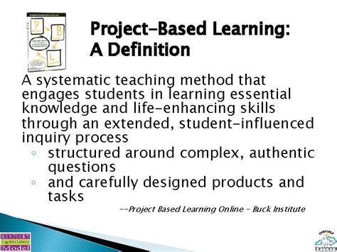 Projectbased Learning A Framework For Student Success Quickwrite