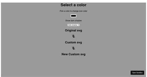 Svg Icon Color With Hex To Css Filter Forked Codesandbox