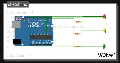 Percobaan Arduino Lampu Lalulintas Wokwi Esp32 Stm32 Arduino Simulator