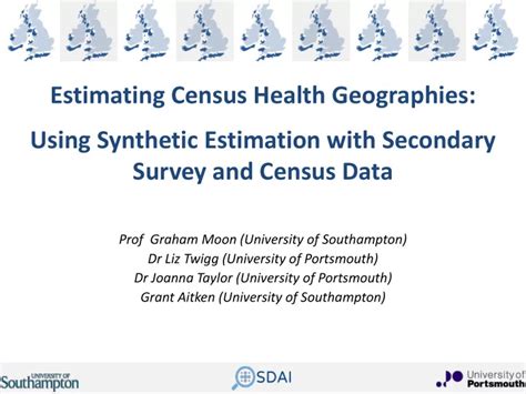 Ppt Using Synthetic Estimation With Secondary Survey And Census